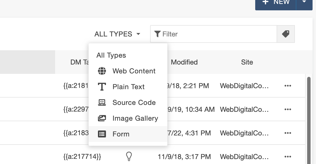 How to re-publish a Form Asset – Web & Digital Help Center